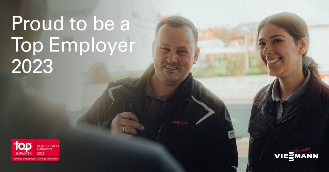 Viessmann ist zertifizierter Top Employer 2023 | Viessmann Climate ...