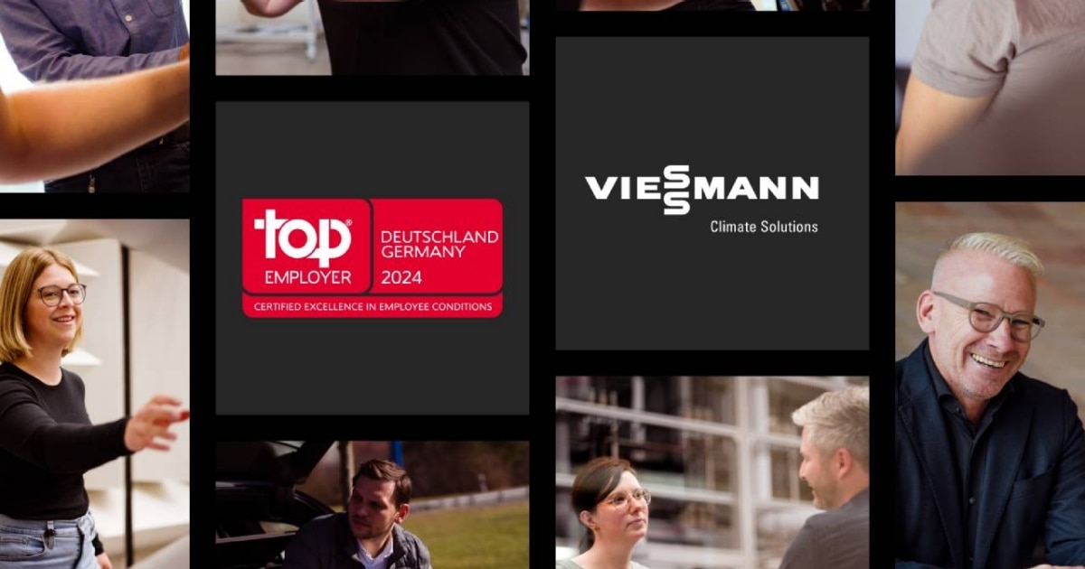 Viessmann Climate Solutions is “Top Employer” | Viessmann Climate Solutions